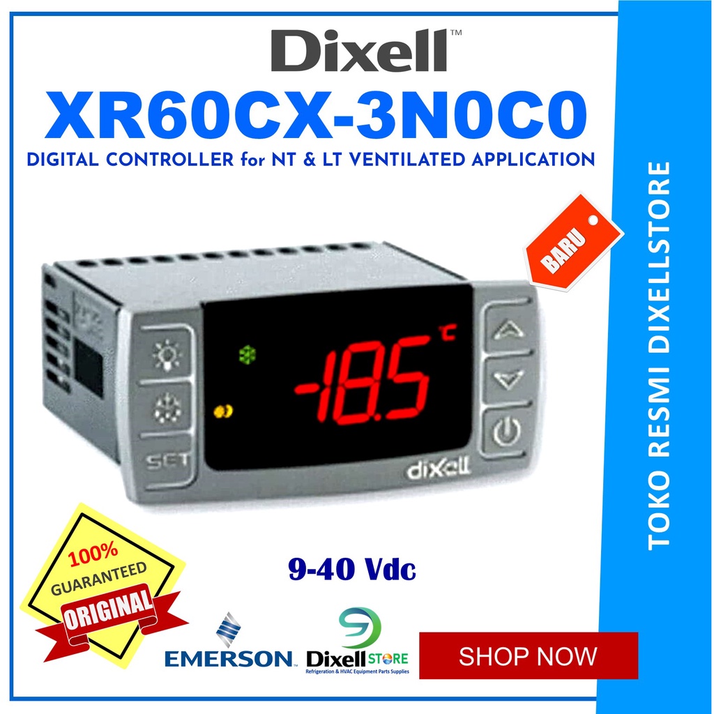 Jual Digital Thermostat Dixell XR60CX-3N0C0 9-40 Vdc | Shopee Indonesia