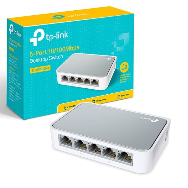 Jual TP-LINK SWITCH HUB 5 PORT TL-SF1005D / SWITCH HUB 5 PORT | Shopee Indonesia