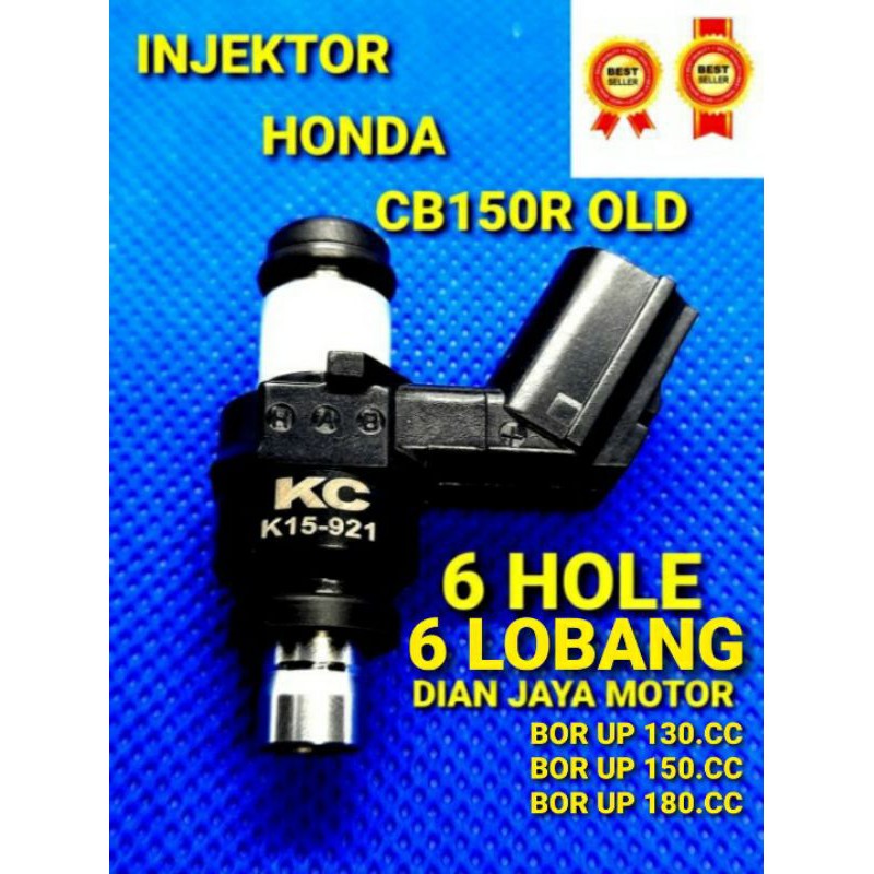 Jual ( KC Premier ) Injector 6 Hole Honda CB150R Injektor 6 Lobang ...