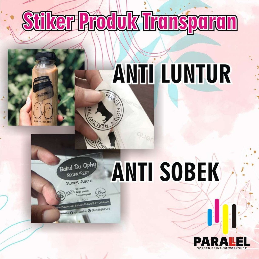 Jual STIKER TRANSPARAN, STIKER KEMASAN PRODUK, STICKER LABEL PRODUK ...