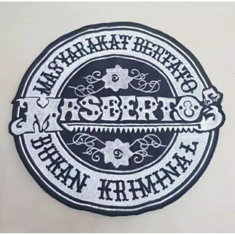 Jual bordiran masberto logo bulat. jarum tattoo. jarum tato. tinta ...