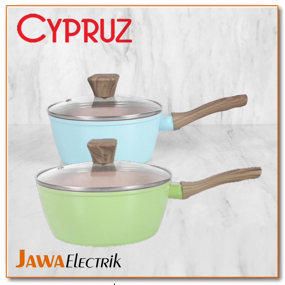 Jual Cypruz Colorful Marble Sauce Pan Panci Susu Anti Lengket 16/18cm ...