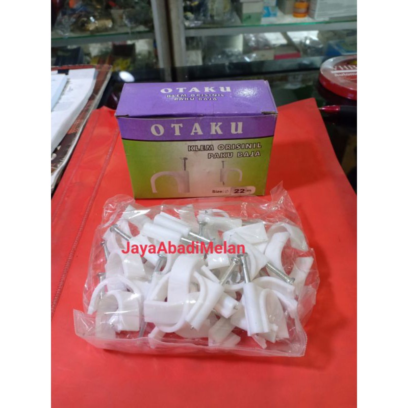 Jual klem kabel beton no 22 cable clips klaim pipa 1 / 2 inch | Shopee ...