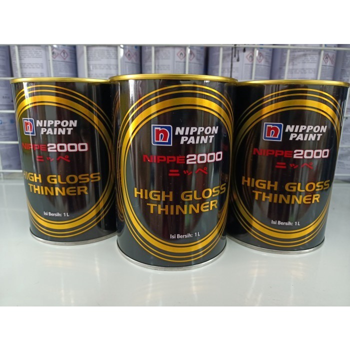Jual THINNER/PENGENCER CAT NIPPE 2000 HIGH GLOSS (1 LITER)/ THINER PELARUT CAT MINYAK BESI 1L ...