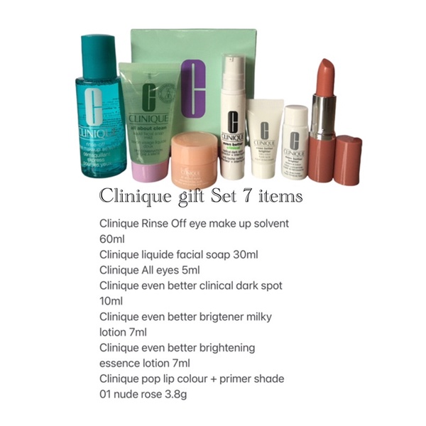 Jual Clinique Paket travel Set 7 items (Original) | Shopee Indonesia