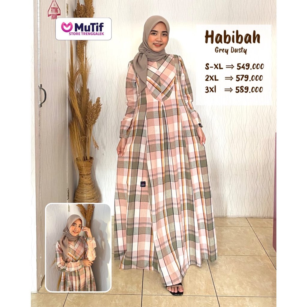 Jual NEW ARRIVAL !! GAMIS DEWASA HABIBAH SERIES ORIGINAL BY MUTIF (COD ...