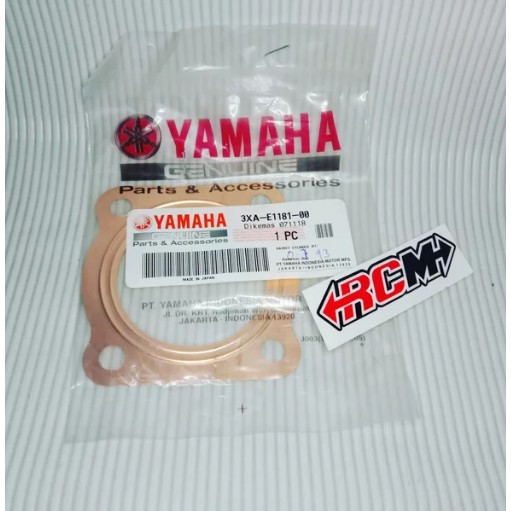 Jual 3XA-E1181-00 PACKING PAKING GASKET PERPAK HEAD BORING ATAS COOPER FIZR F1ZR FIZ R F1Z R ...