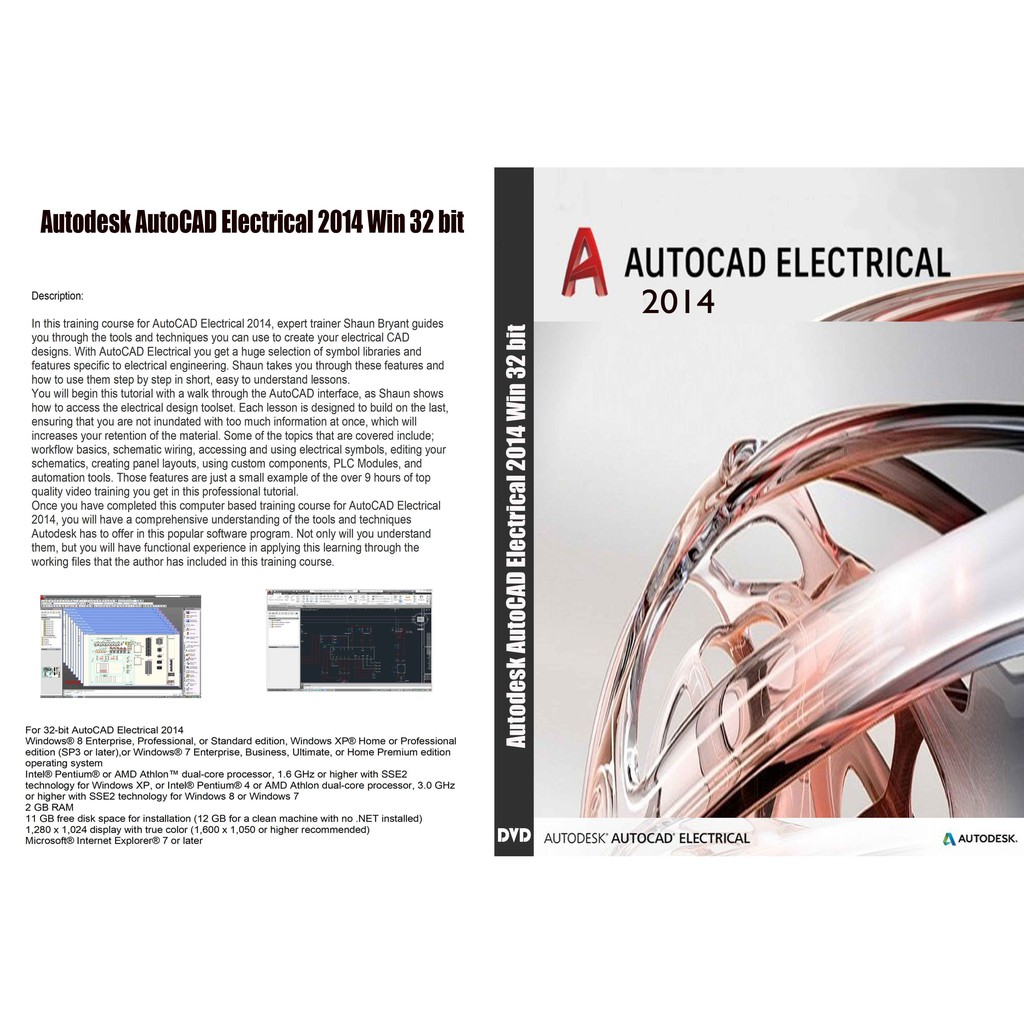 Jual DVD CAD Electrical 2014 Win 32 bit FULL VERSION | Shopee Indonesia
