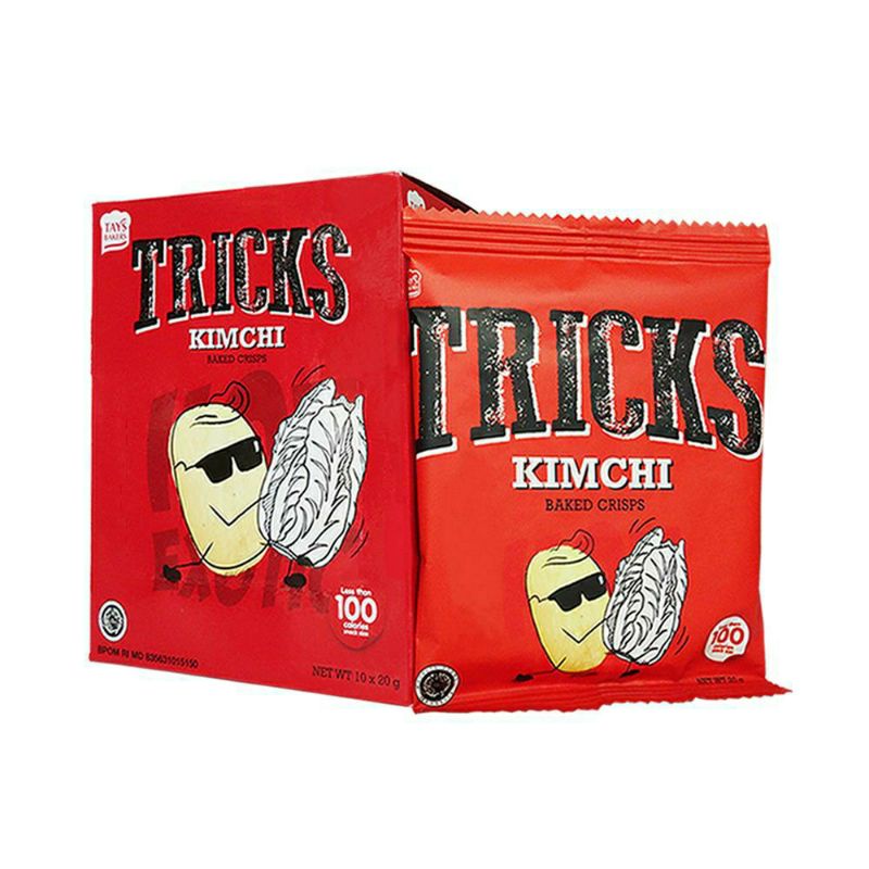 Jual TRICKS Snack Potato Rasa Kimchi Korea/Asian BBQ (18gr) | Shopee ...