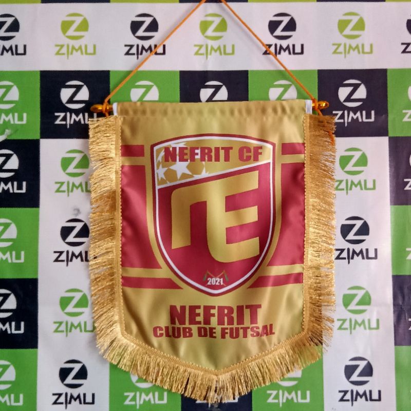 Jual Vandel (model H)/ pennant/ bendera gantung Custom BESAR RUMBAI ...