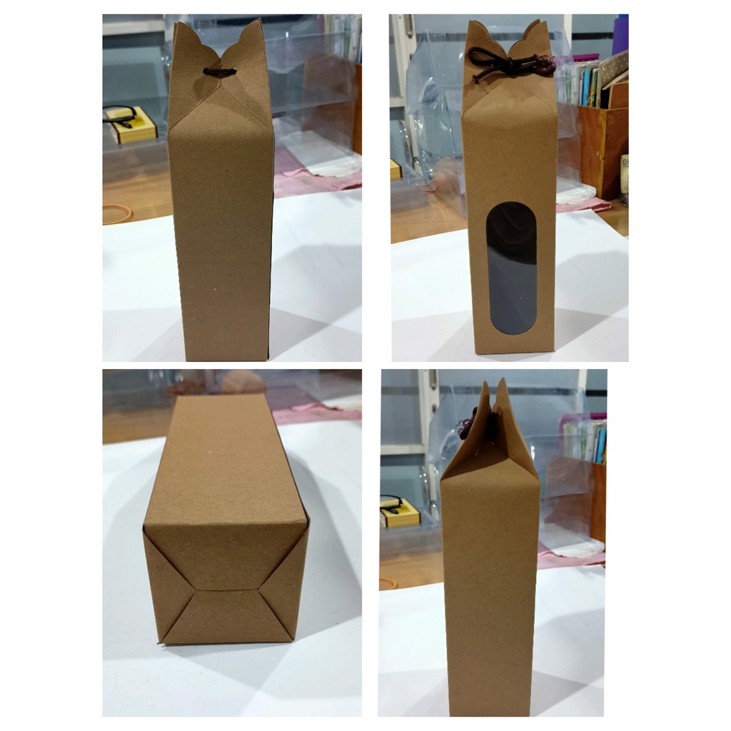 Jual Kotak Box Souvenir & Kemasan Souvenir Uk. 7 x 7 x 21 Craft Polos ...