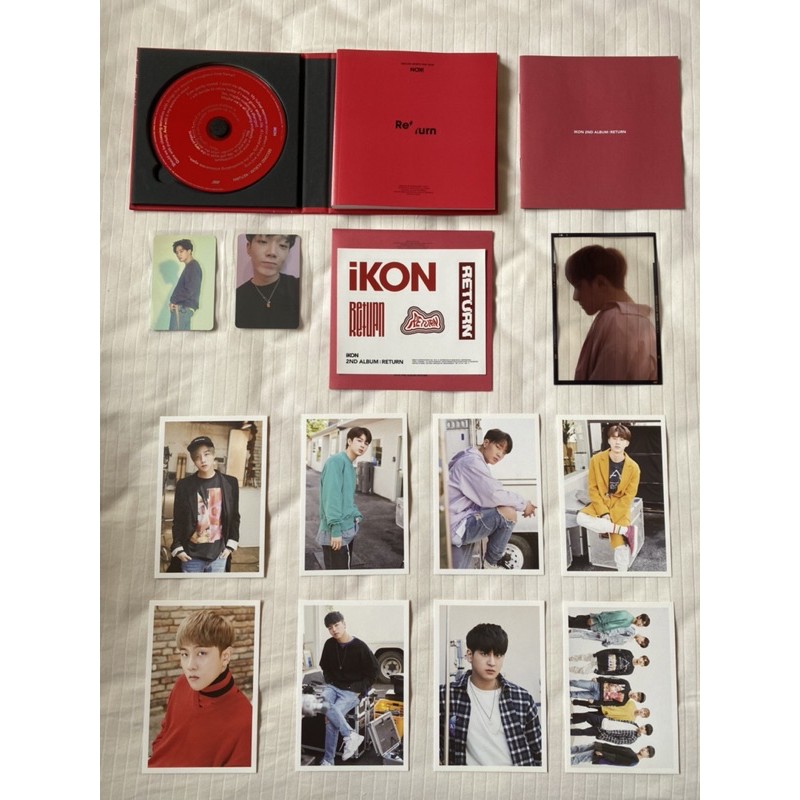 Jual Album IKON Return Red Ver. Unsealed Fullset (BOOKED) | Shopee ...