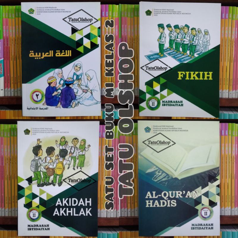 Jual Paket Buku MI Kelas 2 Fikih Bahasa Arab Al-qur'an Hadis Akidah Akhak Kurikulum 2013 ...