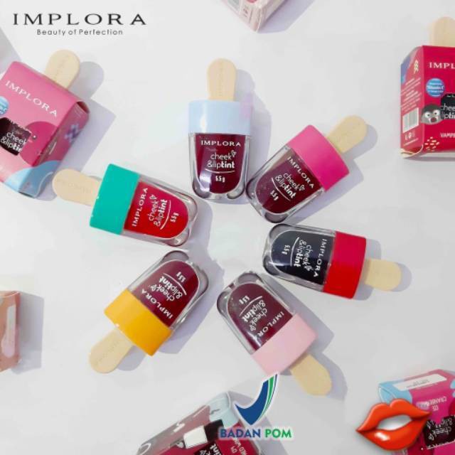 Jual Implora Liptint Cheek [COD] Liptin Bibir Perona Pipi Original ...