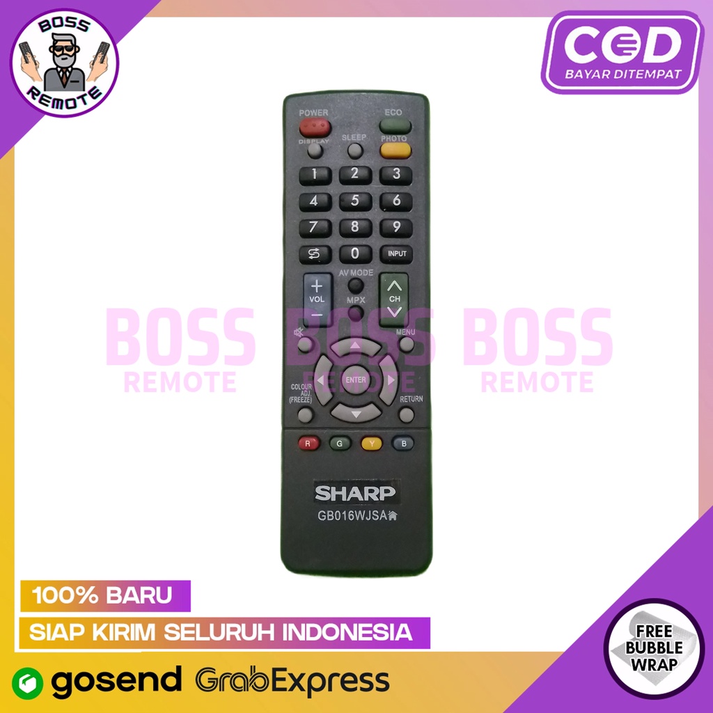 Jual REMOTE TV SHARP AQUOS LCD LED GRADE ORIGINAL | Shopee Indonesia