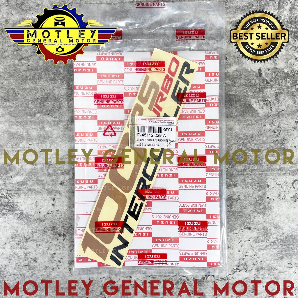 Jual STICKER STIKER SETIKER ISUZU ELF 100PS 100 PS TURBO INTERCOOLER ...