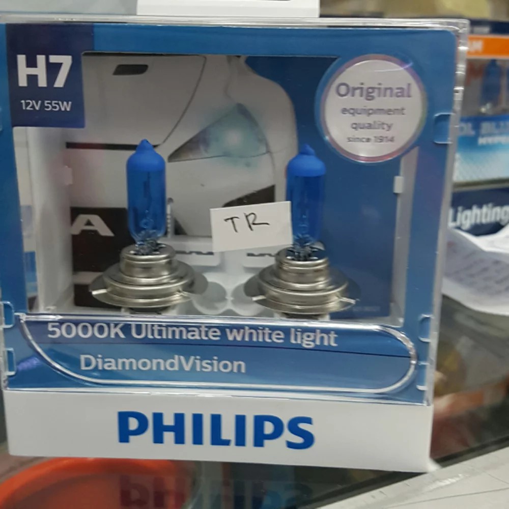 Jual Lampu Philips H7 Diamond Vision | Shopee Indonesia