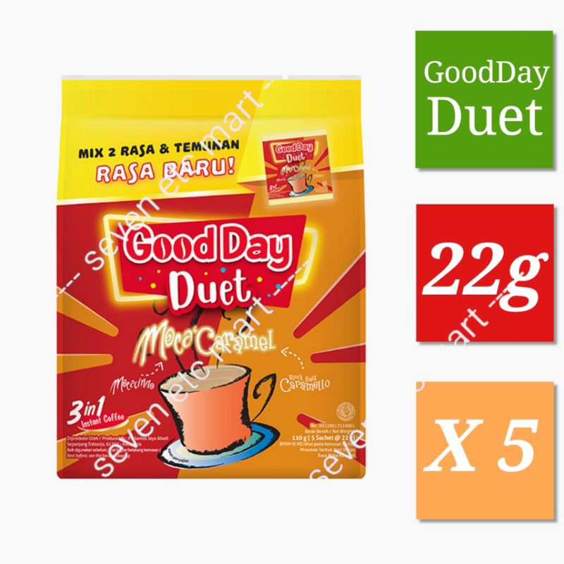 Jual Good Day Duet MocaCaramel (5 Sachet) | Shopee Indonesia