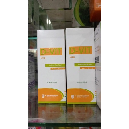 Jual D-Vit vitamin D sirup untuk anak dan dewasa isi 100ml | Shopee ...