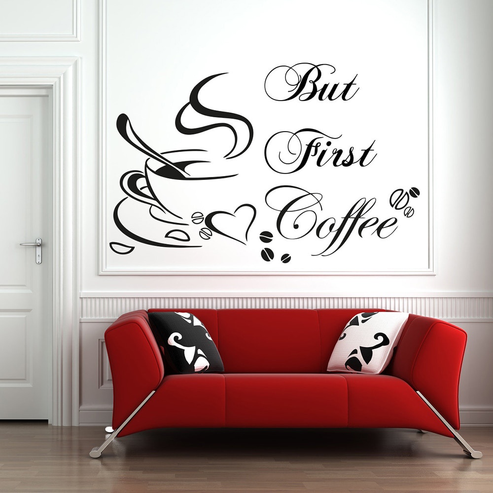 Jual Stiker Dinding Kopi Dekorasi Kafe Coffee Wall Decal Vinyl Good ...