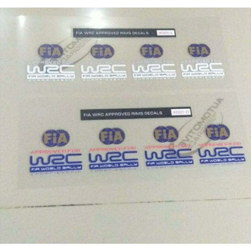 Jual Stiker Velg WRC Rally look | Shopee Indonesia