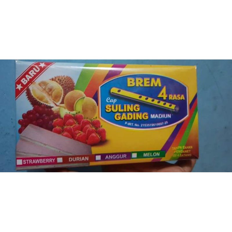 Jual BREM SULING JUMBO MADIUN (ORIGINAL & RASA BUAH) | Shopee Indonesia