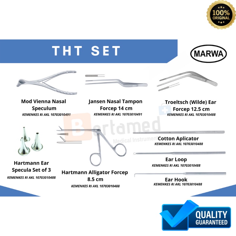 Jual THT Set / THT Instrument Set / Alat THT Marwa | Shopee Indonesia
