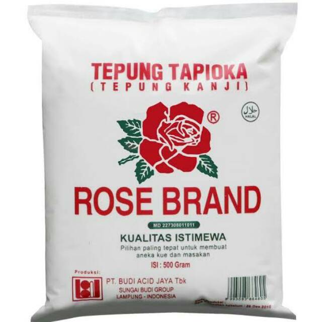 Jual TEPUNG TAPIOKA ROSE BRAND 500 GRAM/TAPIOKA ROSE BRAND 500 GRAM ...
