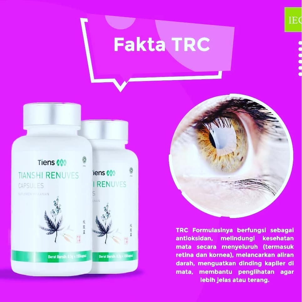 Jual TIENS RENUVES CAPSULES - PENURUN MATA MINUS DAN SILINDER ALAMI ...