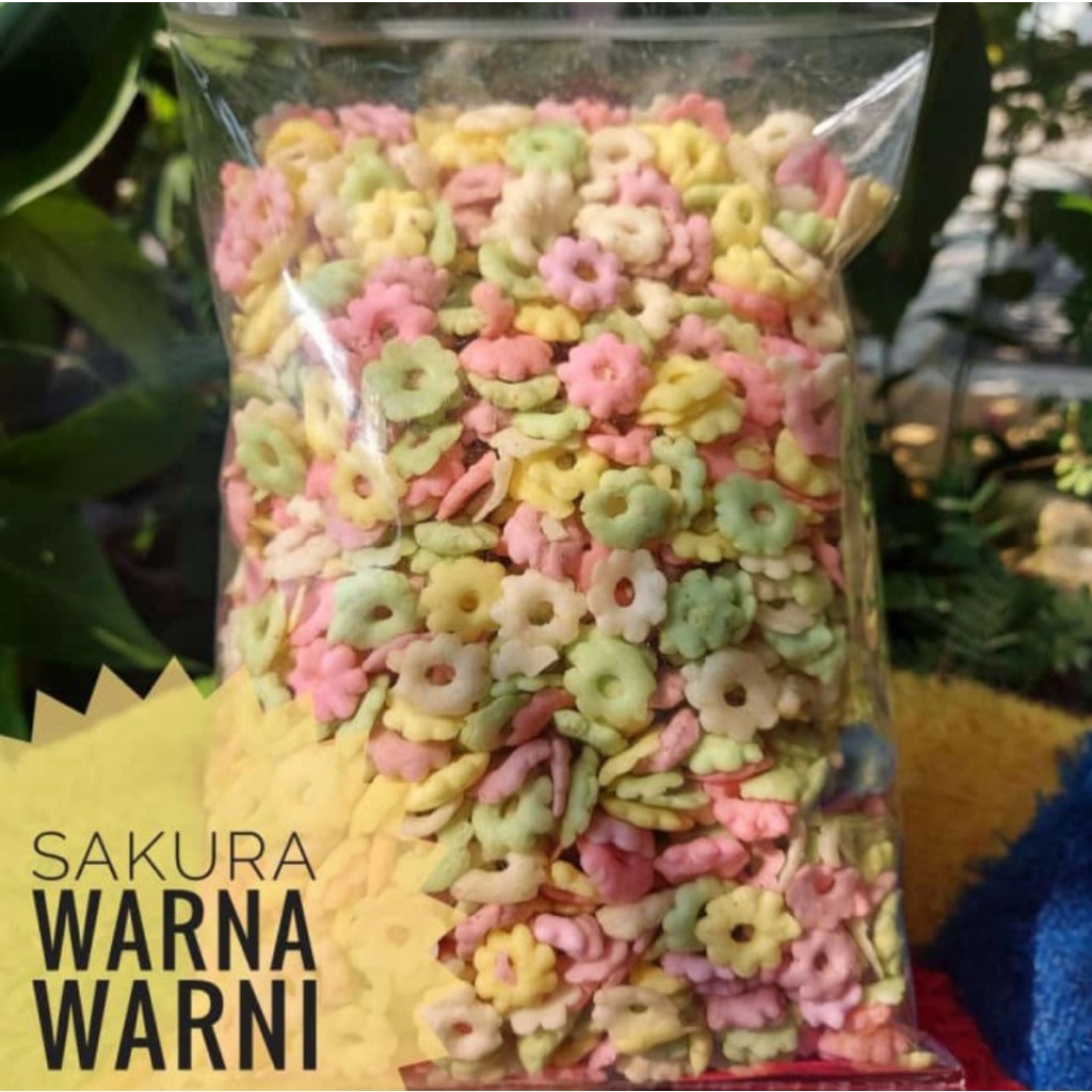 Jual ️OMAH CAMILAN ️ PILUS AJISAN BUNGA SAKURA WARNA 250 GRAM 1/4KG ...