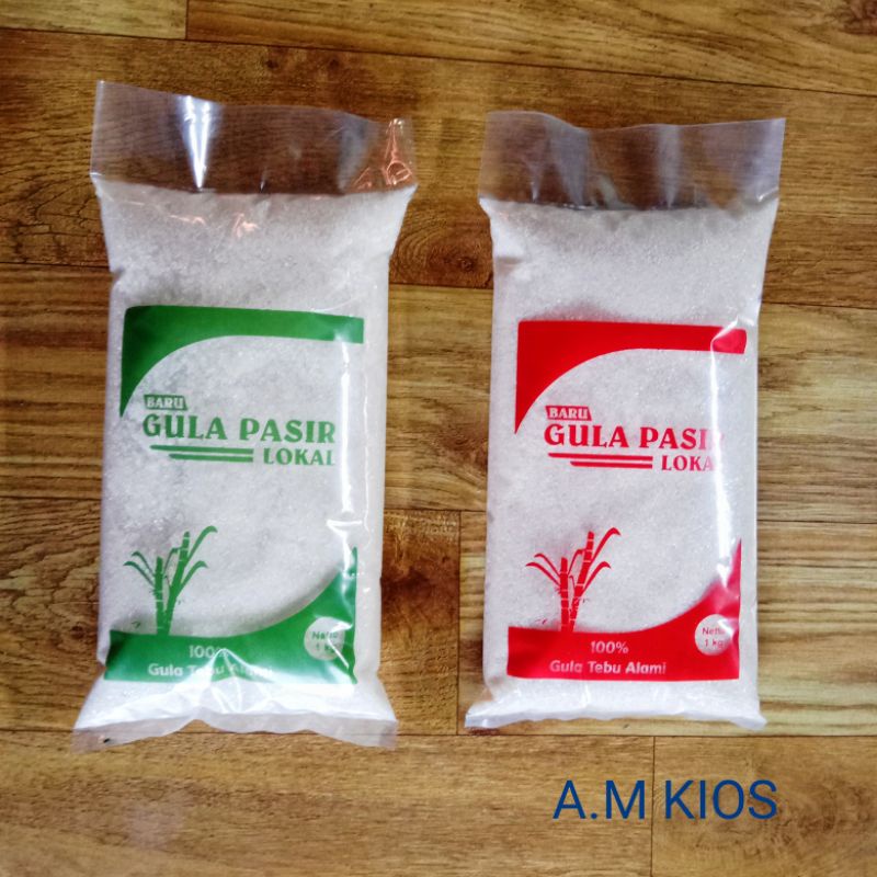 Jual Plastik gula pasir sablon kemasan 1 kg ( 1000gr ) isi 50 lembar ...