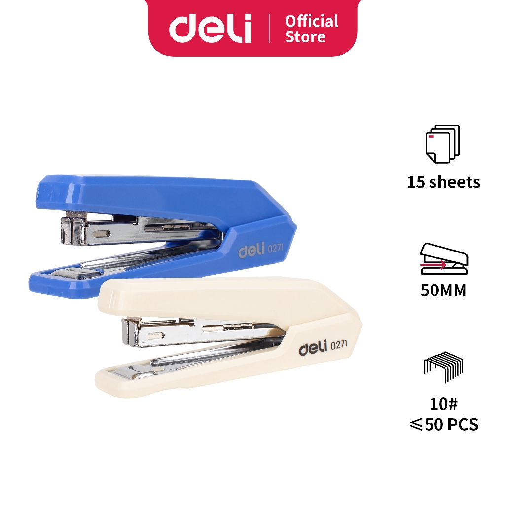 Jual Deli Stapler 15 Sheets hingga 20.000 pemakaian dilengkapi dengan ...