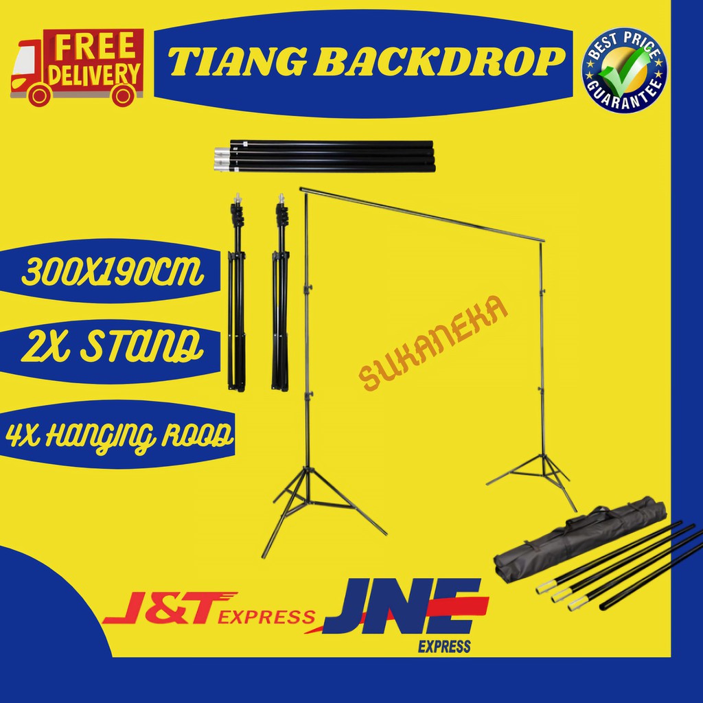 Jual Tiang Stand Bracket Backdrop Foto Photo Studio Penyangga ...