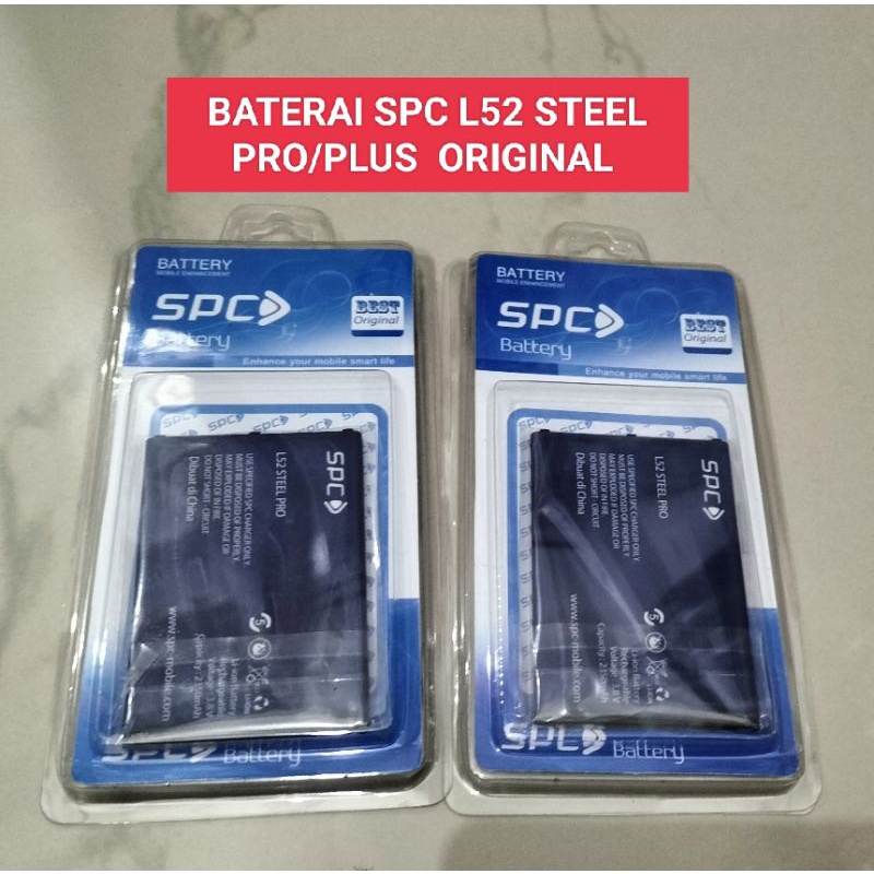 Jual BATERAI BATTERY ORIGINAL SPC L52 STEEL PRO/L52F/L52 STEEL PLUS ...