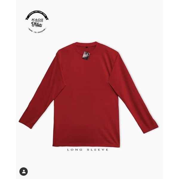 Jual Kaos Polos Merah Lengan Panjang | Shopee Indonesia Jual Kaos Polos Merah Lengan Panjang | Shopee Indonesia