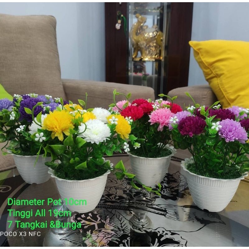 Jual Rangkaian Bunga Pom Pom | Shopee Indonesia