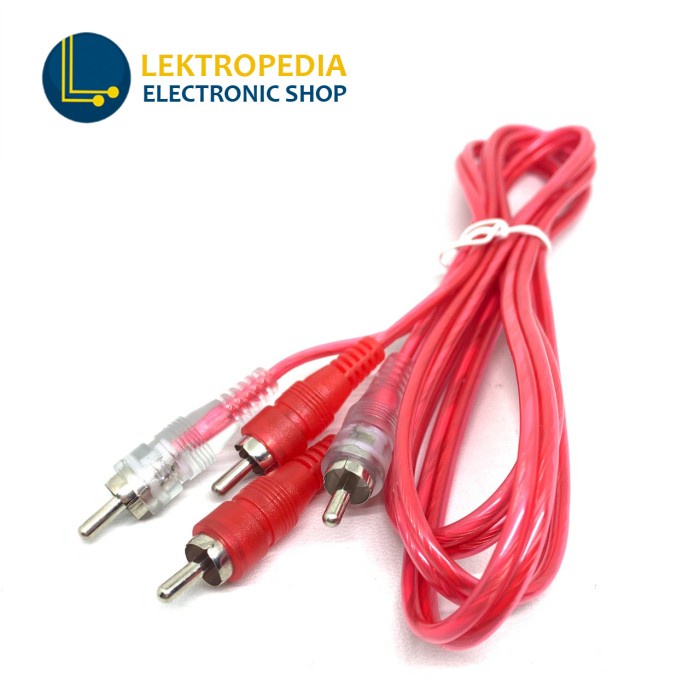 Jual Kabel Rca 1,5m Transparan Audio 2-2 2RCA DVD ke TV bukan 2m 2 m | Shopee Indonesia