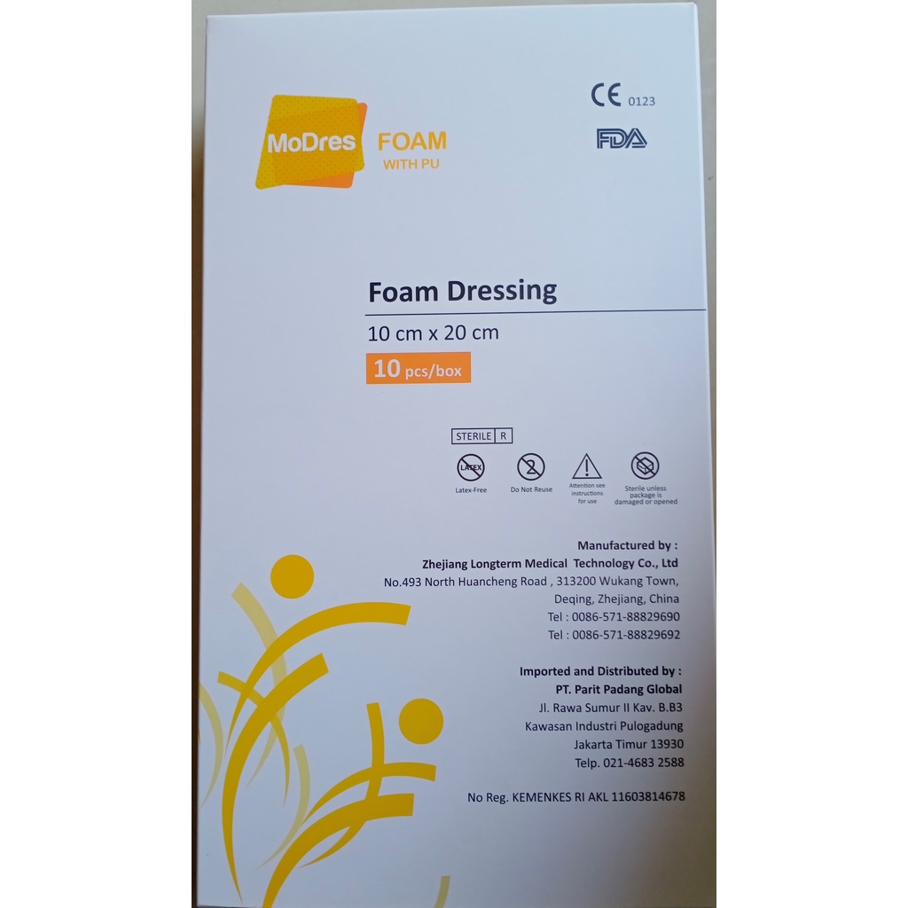 Jual MODRES FOAM DRESSING, FOAM WITH PU 10 X 20 CM | Shopee Indonesia