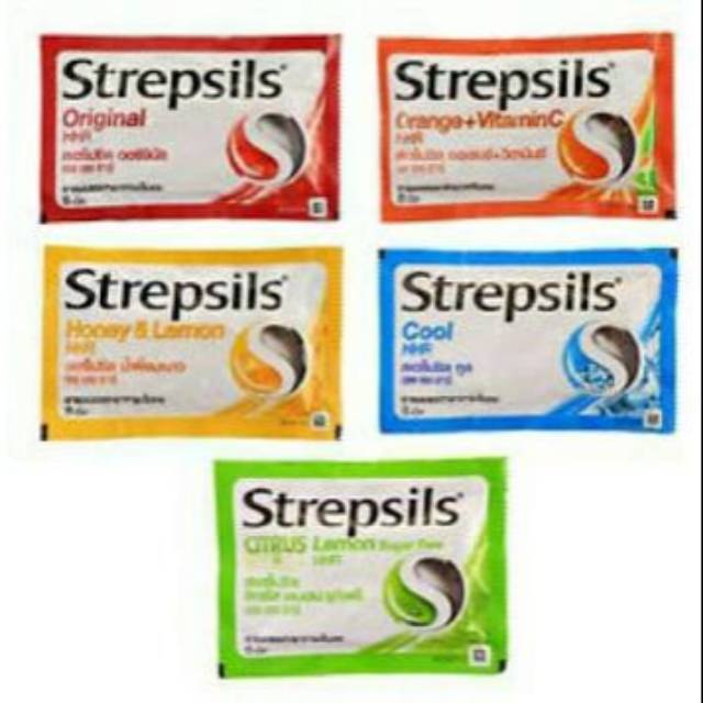 Jual Strepsils Tablet Hisap | Permen Pelega Tenggorokan dgn Bahan ...