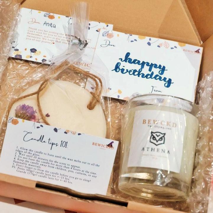 Jual EY Gift Set/Gift Box by Bewicked | Premium Soy Scented Candle 60 ...