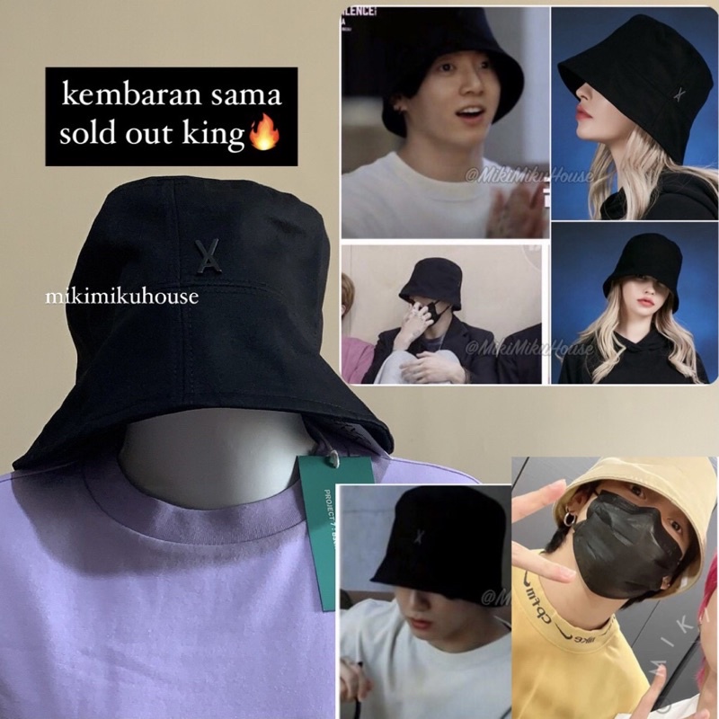 Jual BTS JUNGKOOK SEVENTEEN CONCERT BUCKET HAT VARZAR KOREA KOREAN ...