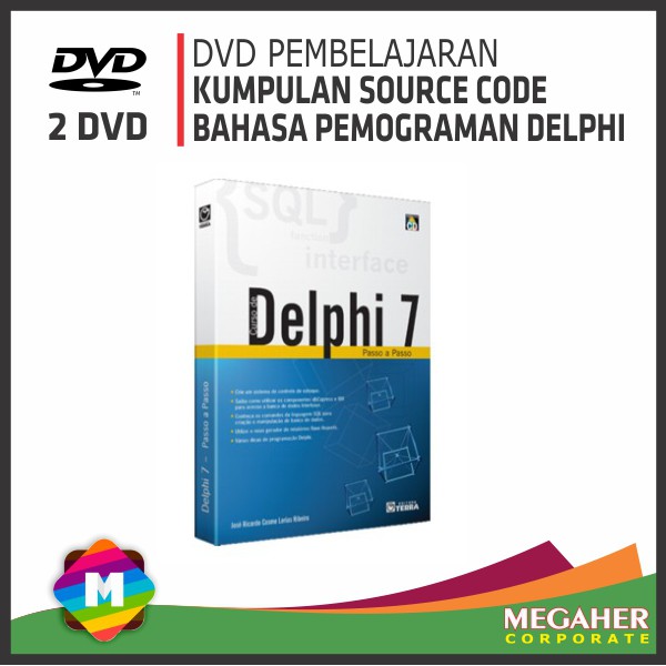 Jual DVD Pembelajaran Kumpulan Source Code DELPHI (bahasa pemograman ...