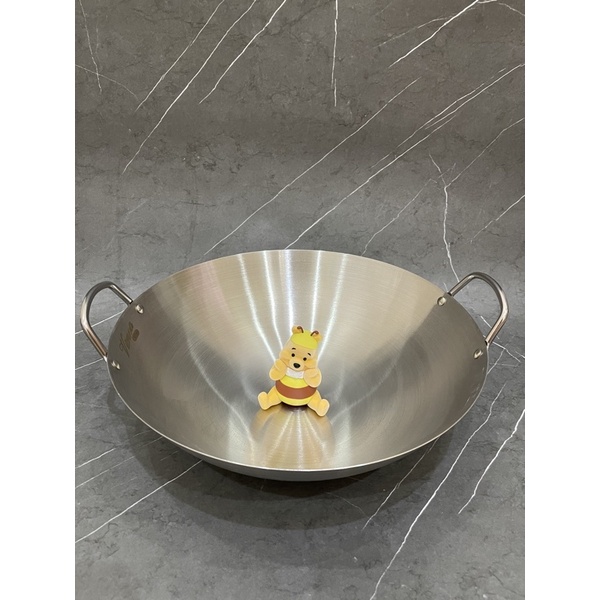 Jual Wajan stainless Vienna 38cm / kuali Vienna / panci wok dan Happy ...