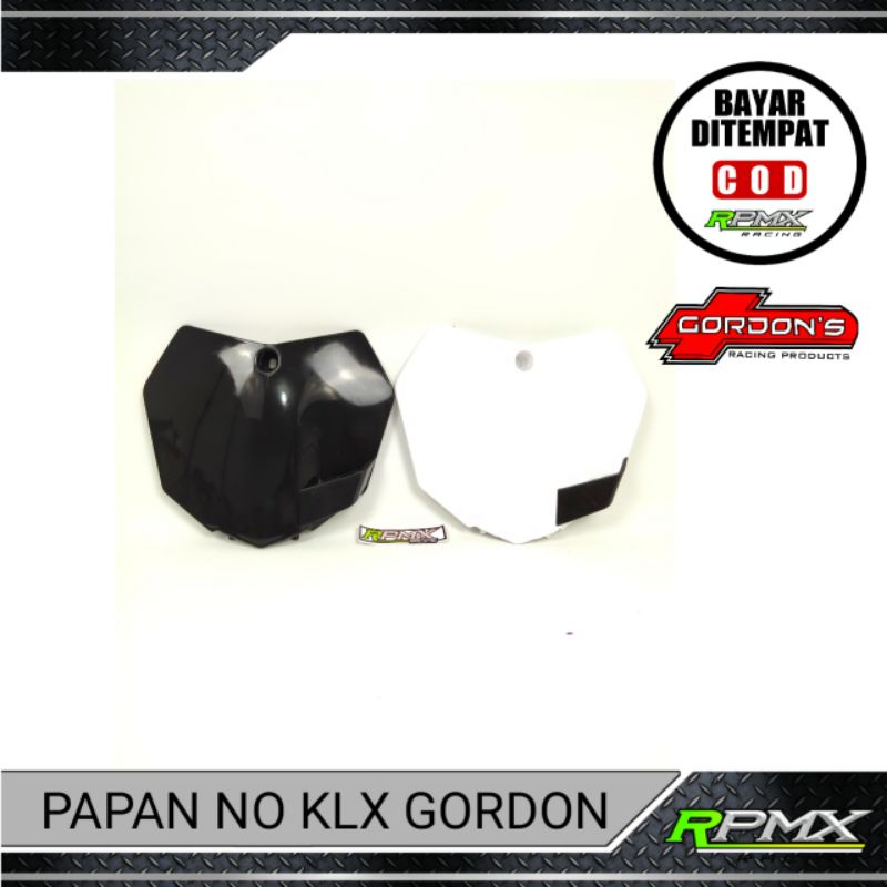 Jual PAPAN NOMOR KLX GORDON MODEL KTM SIXDAY - PAPAN NOMOR KLX 150 ...