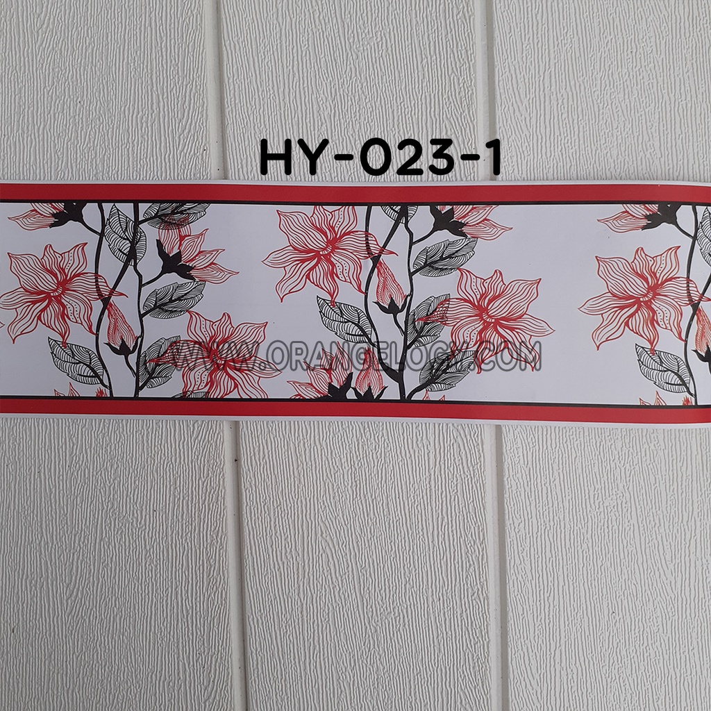 Jual Wallpaper List Border Tembok Stiker Dinding Motif New 10cm X 10M ...