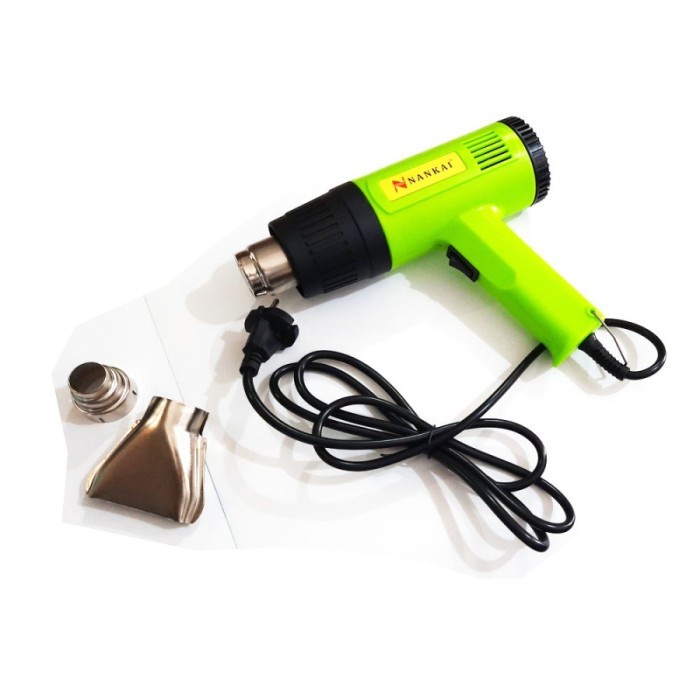 Jual NANKAI Hot Air Gun 2 Tingkat Panas Heat Gun Hijau Blower Pemanas Hotgun Pistol Pemanas ...