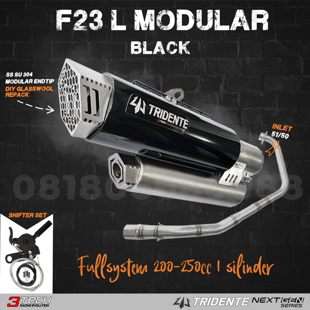 Jual MATIC & SPORT 175 - 250cc 1 Silinder Knalpot 3 Suara 3tech ...