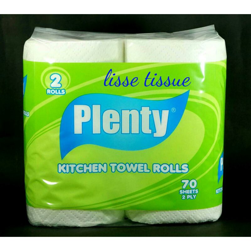 Jual Plenty Kitchen Towel 2 in 1 2 ply 70 sheet Tissue Dapur Roll ...