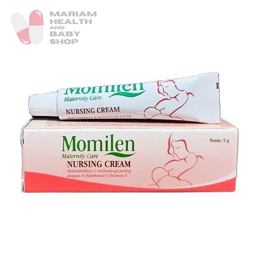 Jual Momilen Nursing Cream 5gr 15gr - Krim Menyusui Pelembab Puting ...