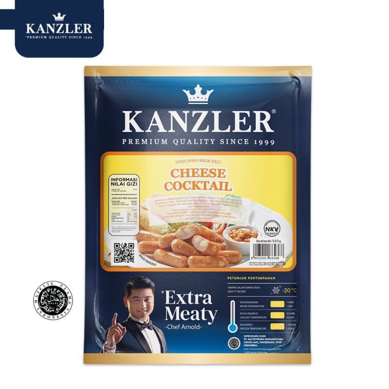 Jual Sosis Kanzler Cheese Cocktail 500gr | Shopee Indonesia